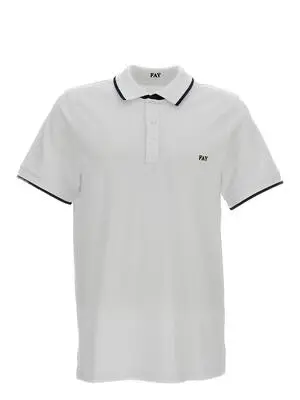 FAY Polo Piquet Stripes - Multicolor