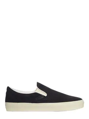 TOM FORD TOM FORD Jude Perforated Suede Slip-On Sneakers Black