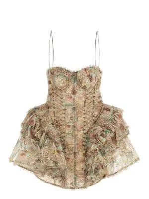 Zimmermann Rebellion Floral Silk Mini Dress - Multicolor