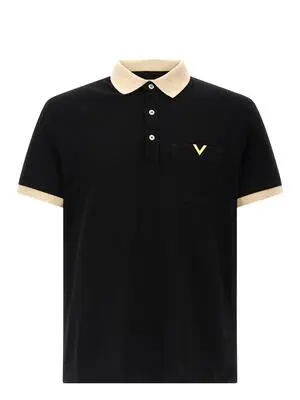 Valentino Garavani Polo Shirt - Black