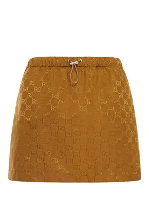 Gucci Gg Jacquard Mini Skirt - Multicolor