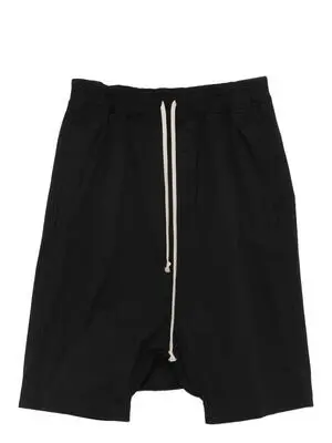 Rick Owens Drop-crotch Drawstring Shorts - Black