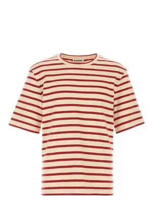 JIL SANDER Jil Sander Men Embroidered Cotton T-Shirt