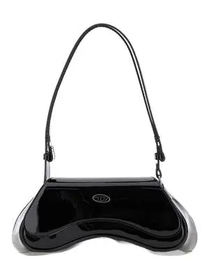 DIESEL® DIESEL Shoulder Bag With Logo Plaque Multicolor
