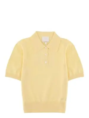 A.p.c. Logo Polo Shirt - Yellow
