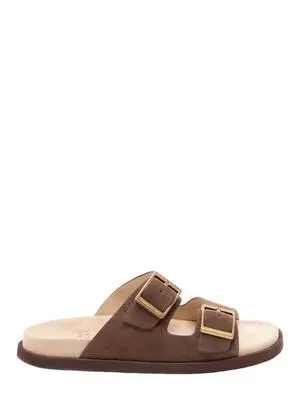 Brunello Cucinelli Leather Buckled Sandals - Multicolor