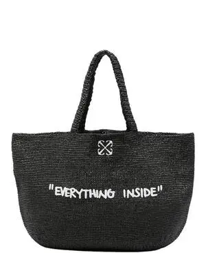 Off-White Tote Bag - Black
