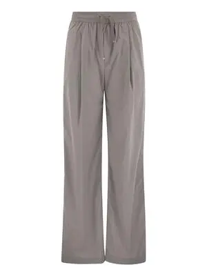 Herno Stretch Nylon Wide-leg Trousers - Multicolor