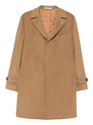 Tagliatore Single-breasted Coat - Cream