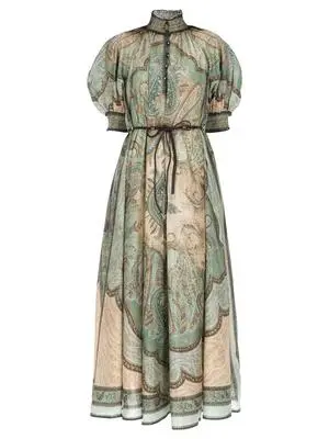 Zimmermann Billow Wonderlust Dress - Multicolor