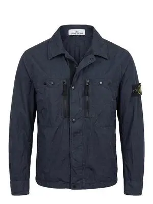 Stone Island STONE ISLAND Garment Dyed Cotton Overshirt Multicolor