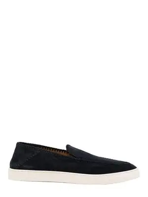 Giorgio Armani Suede Slip-on Loafers - Blue