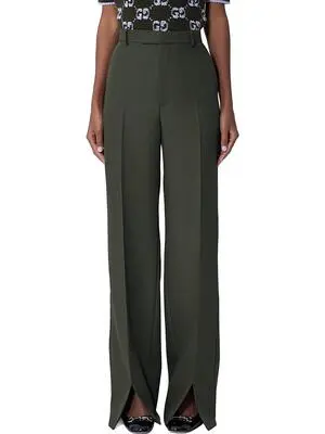 Gucci Tailored Wool Grain-de-poudre Pants - Black