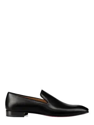 CHRISTIAN LOUBOUTIN Dandelion Smooth Leather Loafers - Black