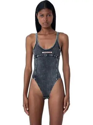 DIESEL® DIESEL Phoebe Denim Bodysuit Black