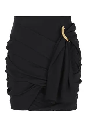 Celine Draped Mini Skirt - Multicolor