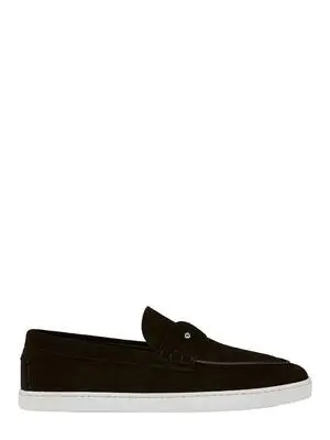 CHRISTIAN LOUBOUTIN Chambeliboat Reversed Calfskin Loafers - Multicolor