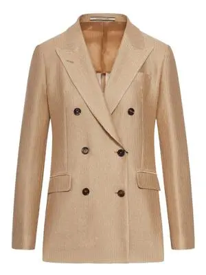 Tagliatore Double-breasted Cotton Jacket - Multicolor