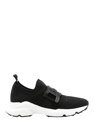 TOD'S TOD'S Kate Chain-Link Detail Knit Sneakers Multicolor