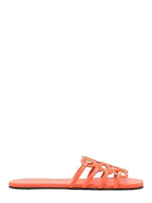 Loewe Leather Anagram Slides - Multicolor