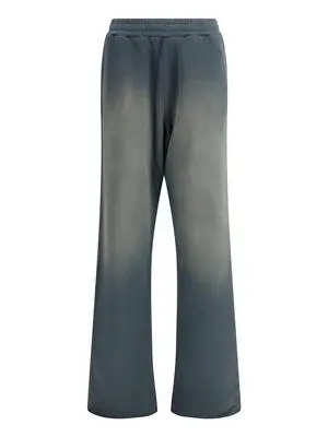 GOLDEN GOOSE Sweatpants With Shaded Design - Blue