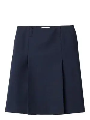 Miu Miu Wool Midi Skirt - Multicolor