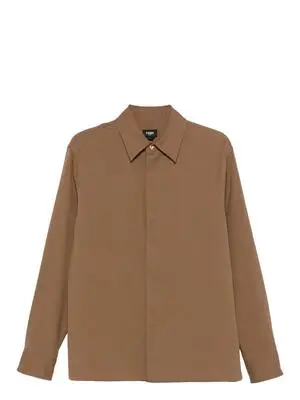 Fendi Wool Gabardine Shirt - Multicolor