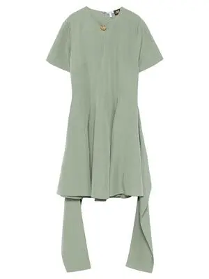 Loewe LOEWE Paula's Ibiza Linen Blend Short Dress Multicolor