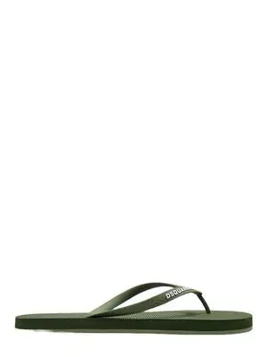 Dsquared2 Embossed Logo Flip-flops - Green