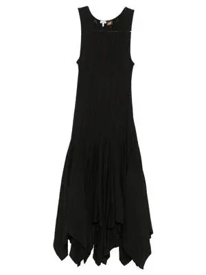 Loewe LOEWE Paula's Ibiza Cotton Knit Dress Multicolor