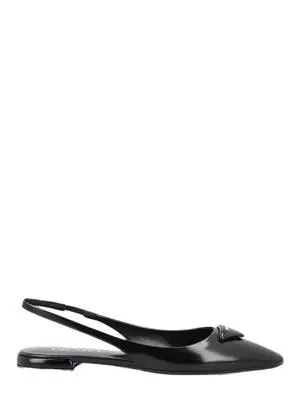 Prada PRADA Black Crochet Ballet Flats Black