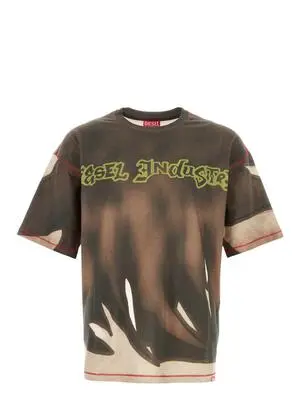 DIESEL® Printed Cotton T-shirt - Multicolor