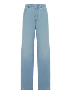 Miu Miu Straight Leg Jeans - Blue