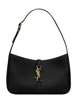 Saint Laurent Le 5 À 7 Hobo Bag In Smooth Leather - Black
