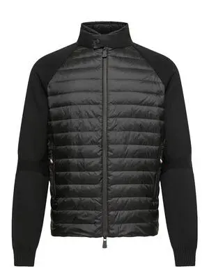 Moncler Padded Cardigan With Zip Closure - Black