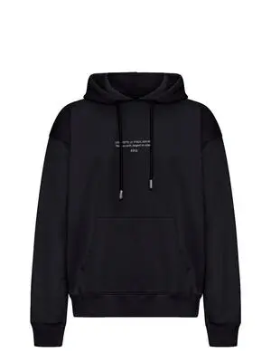 Off-White Statement Skate" Graphic Hoodie - Black