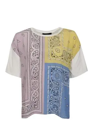 MAX MARA WEEKEND MAX MARA "Paisley Patchwork" T-Shirt