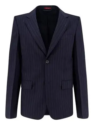 Gucci Pinstripe Wool Single-breasted Blazer - Multicolor