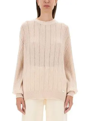 Kiton Cashmere And Silk Blend Sweater - Cream