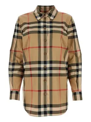 Burberry BURBERRY Embroidered Cotton Shirt Multicolor