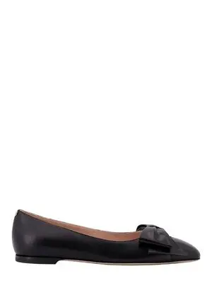 Valentino Garavani VALENTINO GARAVANI Bow Detail Leather Ballerinas Multicolor
