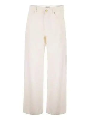 MAX MARA S MAX MARA Cotton And Linen 5-Pocket Trousers