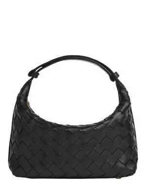 Bottega Veneta Mini Wallace Shoulder Bag - Black