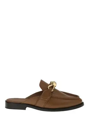 Bottega Veneta Leather Mules - Brown