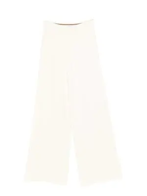 MAX MARA MAX MARA Cropped Lace Trim Trousers