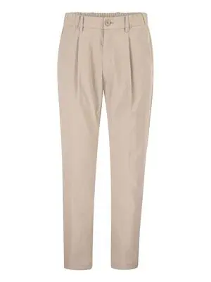 Herno Pleated Trousers With Drawstring Waist - Multicolor