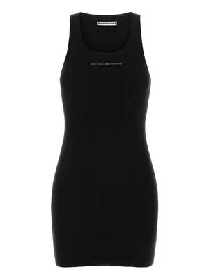 Alexander Wang Stretch Nylon Mini Dress - Black