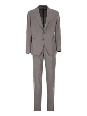 Tagliatore Superfine Virgin Wool Suit - Gray