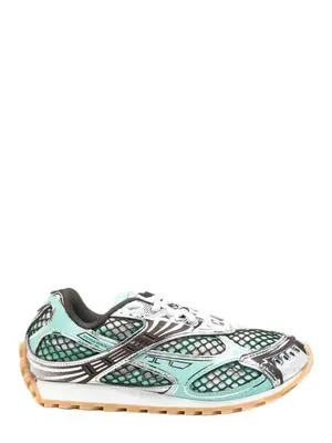 Bottega Veneta Orbit Sneakers With Mesh Detail And Metallic Effect - Multicolor
