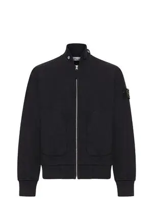 Stone Island STONE ISLAND Mesh Stitch Organic Cotton Fleece Sweatshirt Multicolor